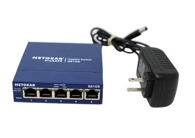 Netgear Gigabit Ethernet Unmanaged Switch 5 Port Blue | eBay