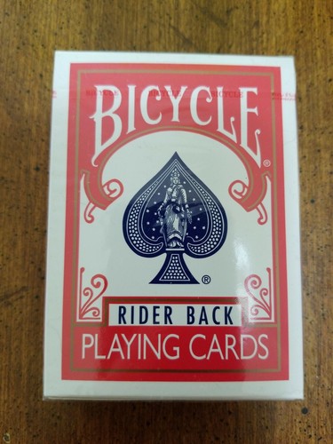 BICYCLE Rider Back Poker 808 Playing Cards - Red NIW | eBay