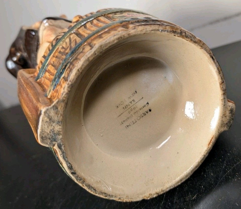 Vintage Barsottini Vino Rosso Decanter Friar Monk Smashing Grapes Banfi ...