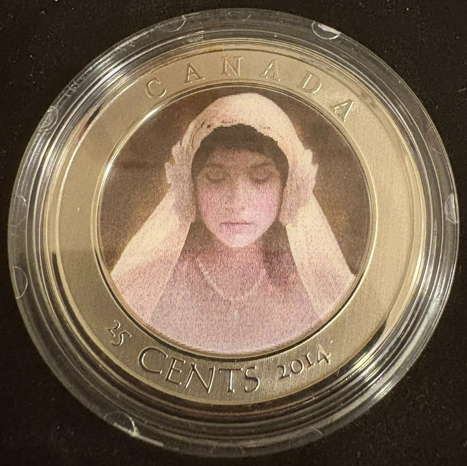 2014 Canada 25-cent Coin - Haunted Canada: Ghost Bride - COA RCM/MRC | eBay