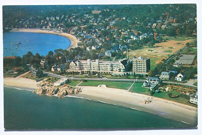 Postcard AIR VIEW OF NEW OCEAN HOUSE AND SWAMPSCOTT, MA | eBay