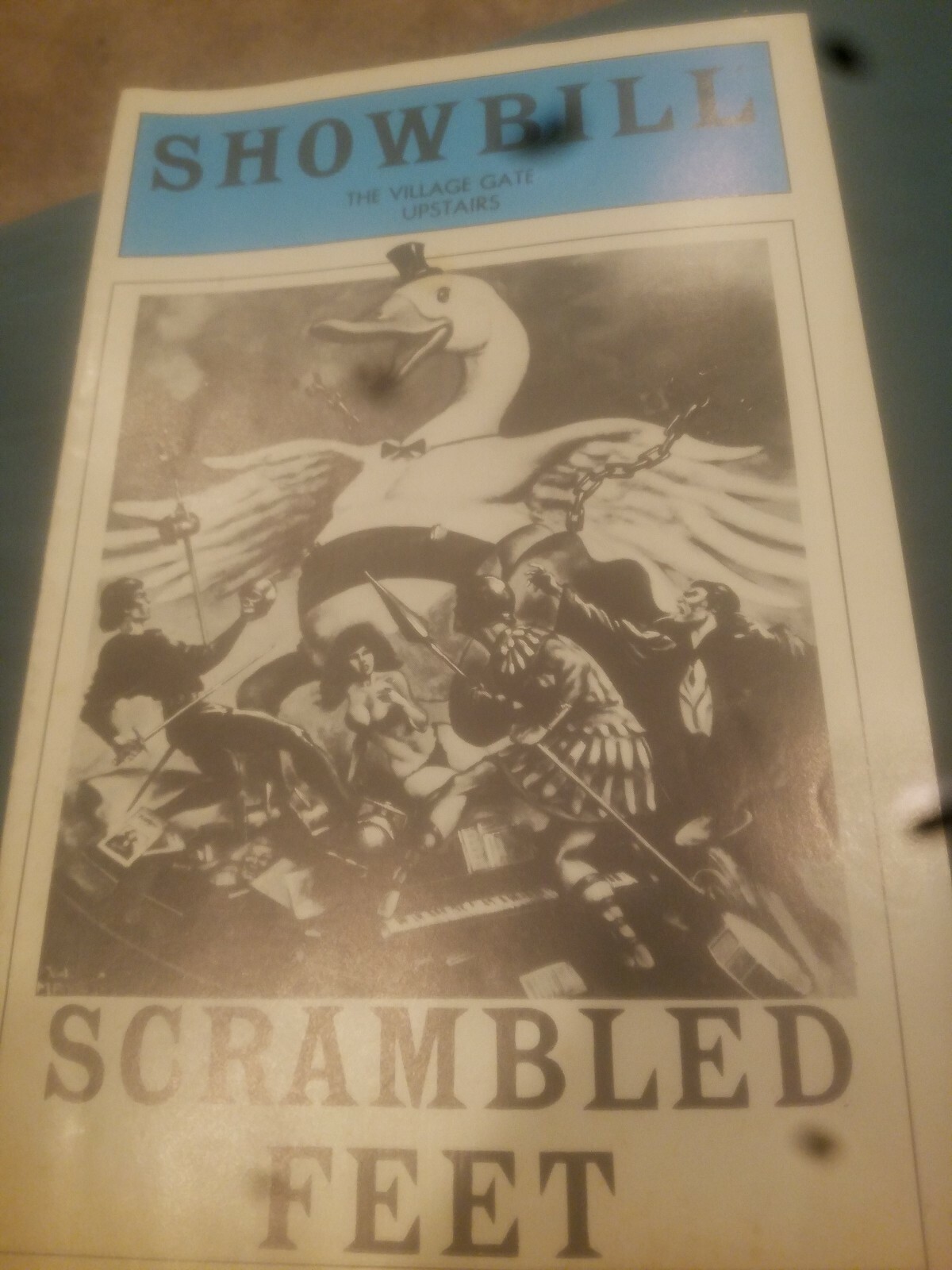 scrambled feet playbill play bill the village gate broadway theatre ...