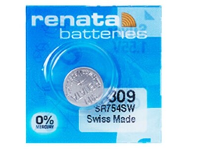 Renata 309 Watch Battery, SR754SW, Swiss Made, Brand New, Exp 12/2025 ...