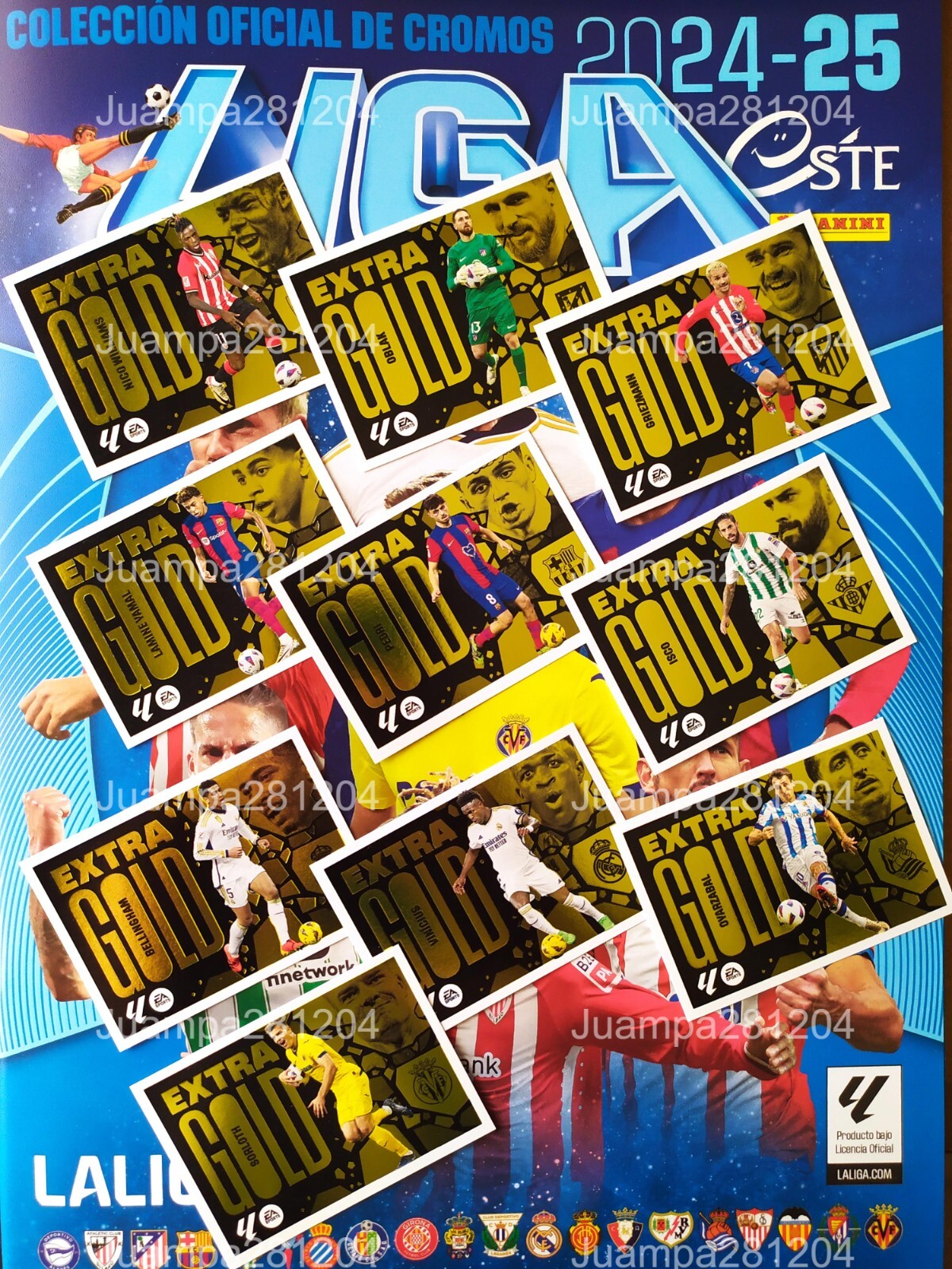 EXTRA GOLD ORO 🥇 2024 2025 ⚽ LAMINE YAMAL VINICIUS 💥 LA LIGA ESTE ...