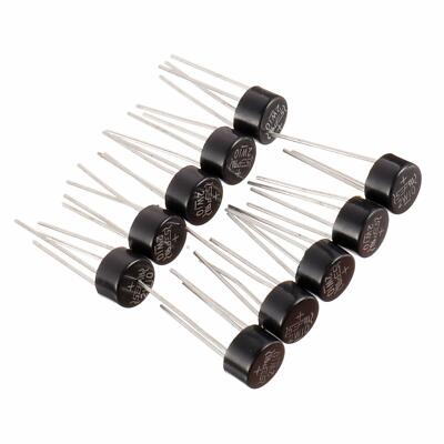 10pcs 2W10 2A 1000V Diode Bridge Rectifier Round 4 pin Single Phase New ...