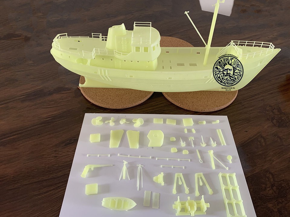 North Sea Fishing Trawler Ross Jackal 1:100/87/72 3D Print RC Model ...