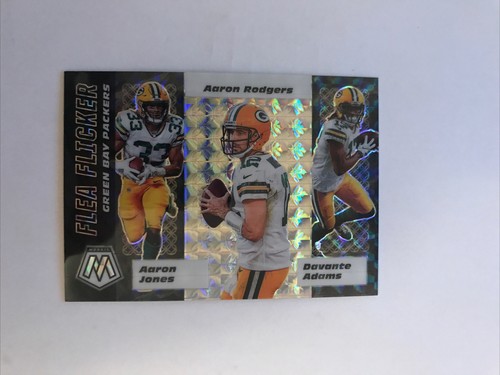2020 Panini Mosaic Flea Flicker SILVER Prizm Green Bay Packers Aaron ...