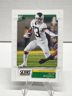2019 Panini Score Football #388 Dillon Mitchell RC Oregon Ducks Eagles ...