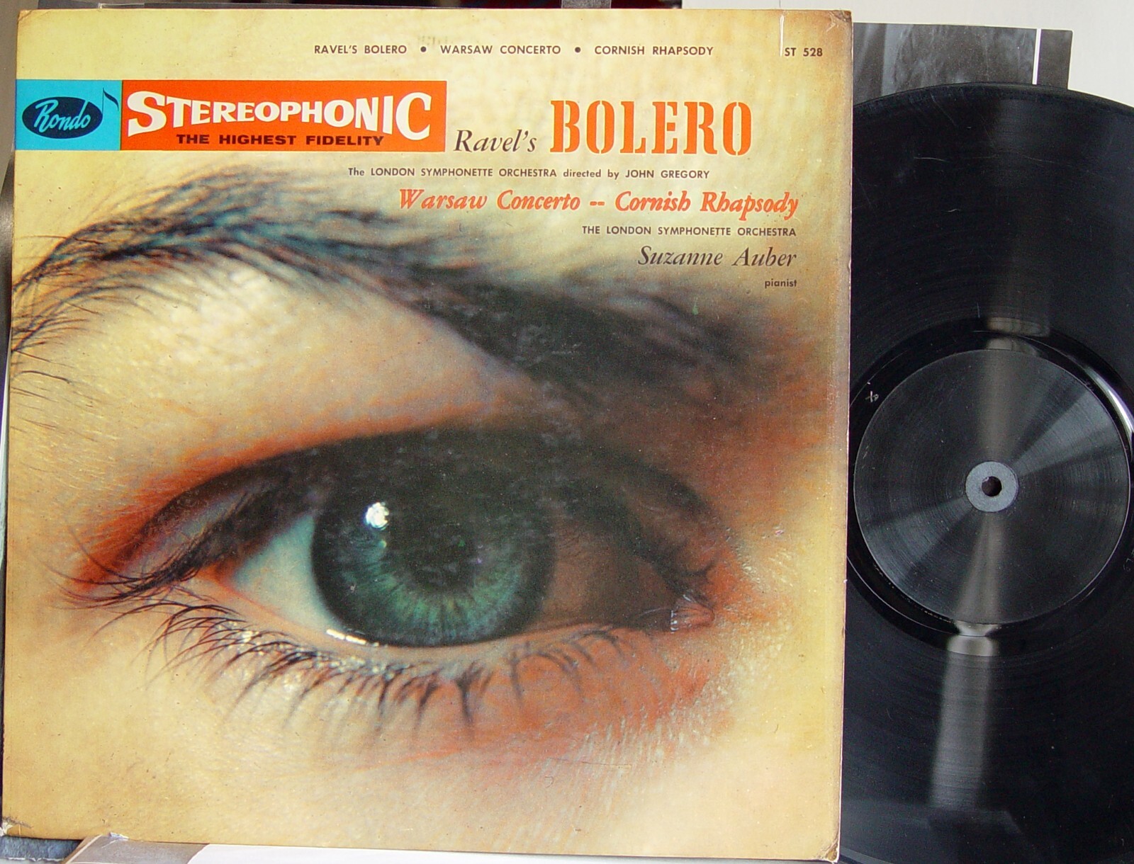 LP: Ravel Bolero Warsaw Concerto Cornish Rhapsody Suzanne Auber London ...