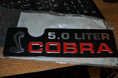 F3ZZ 9E434 A 93 Mustang Cobra Fox body Upper Intake Plaque OEM NOS ...