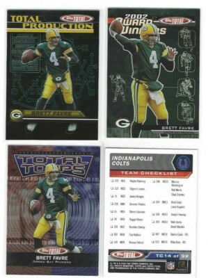 2003 Topps Total Football - Inserts & Team Checklists - Finish Your Set ...