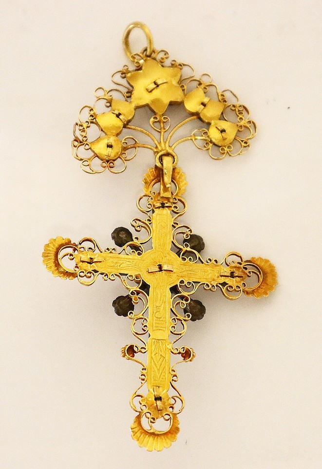Antique 14k Gold Victorian Cross | eBay