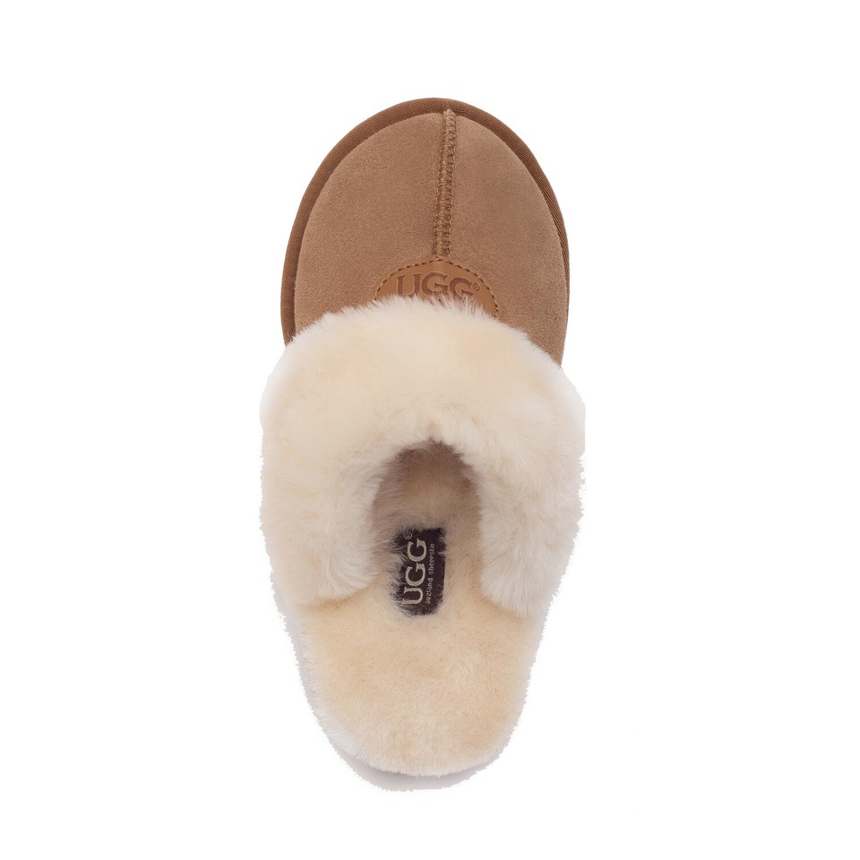 UGG Classic Slippers Women Australian Premium Sheepskin Wool Non-slip ...