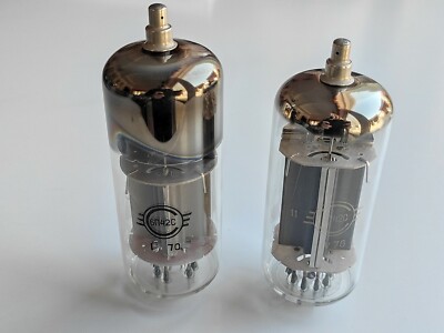 6P42S (EL509, EL519, 6K6G, 6P45S) Svetlana Output Beam Tetrode Pair big ...