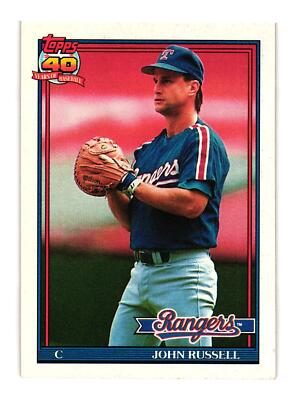 1991 Topps #734 John Russell Texas Rangers | eBay