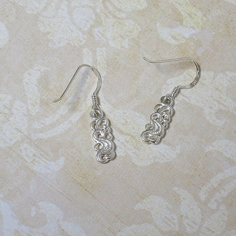 Sterling Silver Tiki earrings (SS43) | eBay
