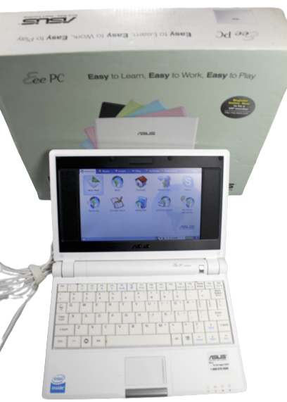 ASUS Eee PC 2G Surf Laptop White 7" Compact Wireless Computer Notebook ...