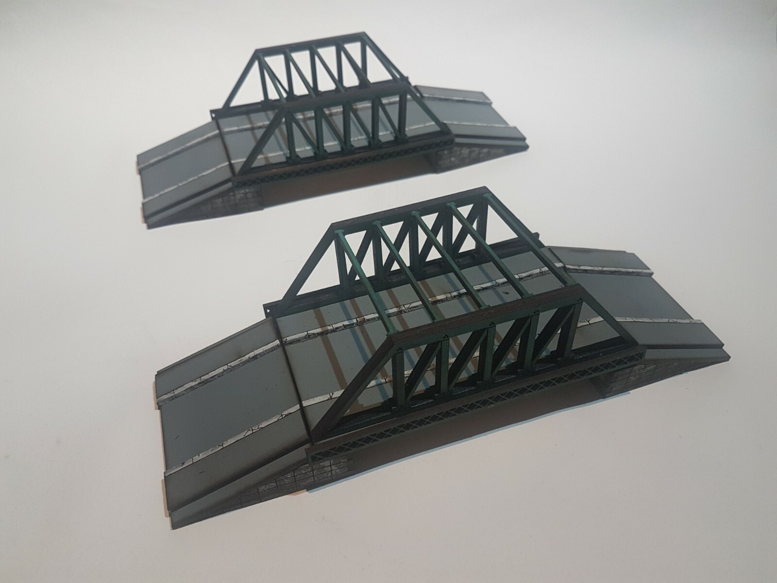 15mm WW2 BRIDGE MDF painted suitable for flames of war make 2 small or ...