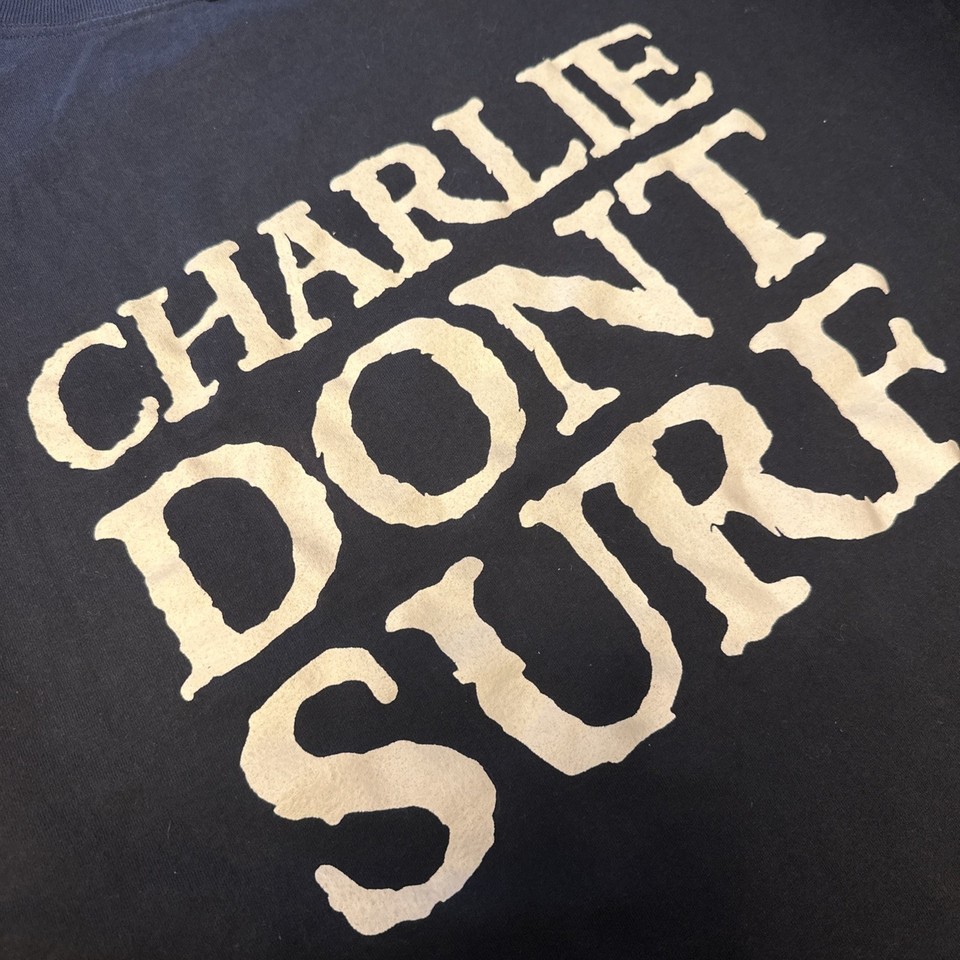 Charles Manson Charlie Don’t Surf Vintage 1991 Zoo Port Riot Gear T ...
