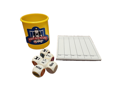 Vtg Parker Brothers Don't Go To Jail Monopoly Replacement Dice, Cup ...