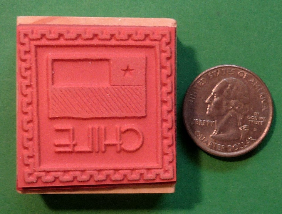 Country and Continent Passport Stamp Frame Rubber Stamps, wood mtd ...