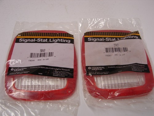 TWO Glo-Brite 2402 Signal-Stat 9049 Replacement Taillight Lens for ...