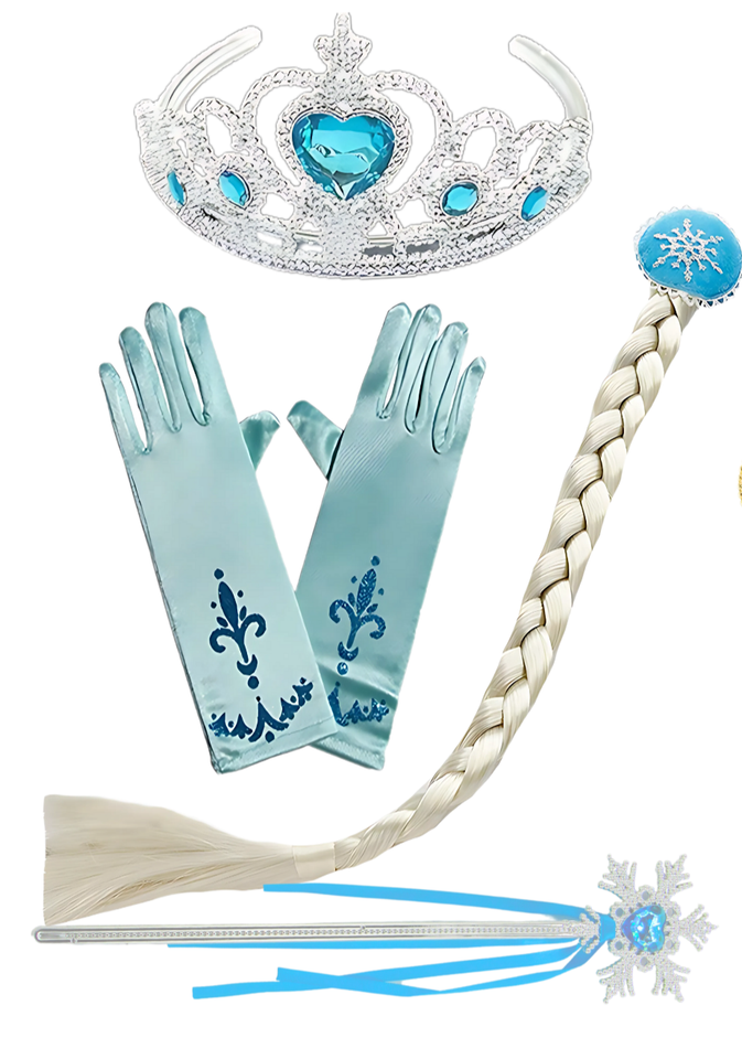 Elsa Coronation Dress Girls Birthday Party ELSA Costume Set - Quick ...