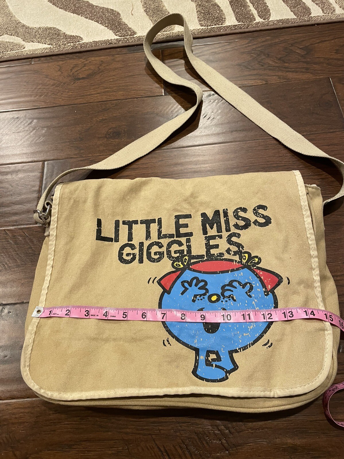 Mr. Men Little Miss Giggles Messenger Bag - Gem