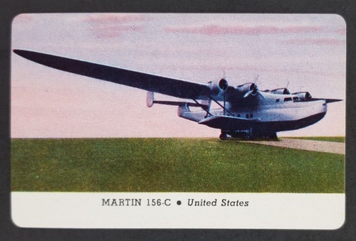 Martin 156-C United States 1944 War Airplanes Jets Leaf Card (NM) | eBay