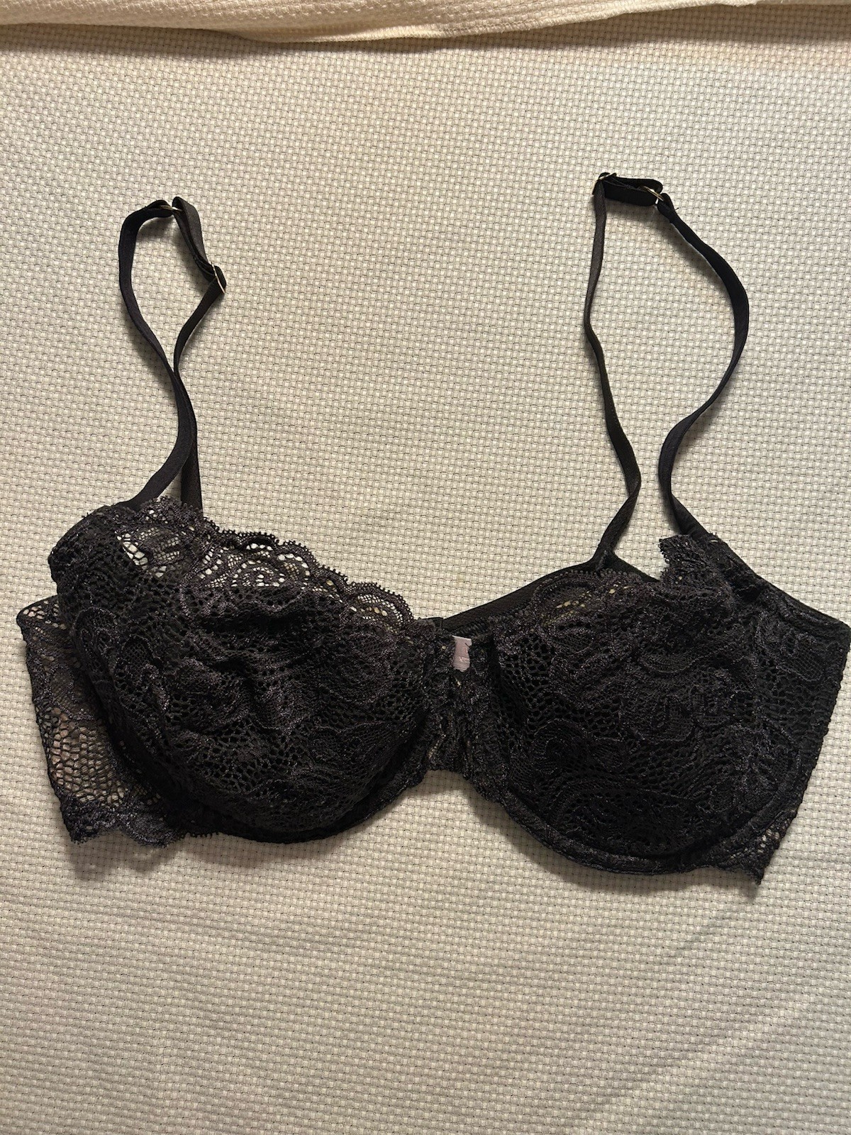 Victoria's Secret Bra 36D Black Very Sexy Uplift Balc… - Gem