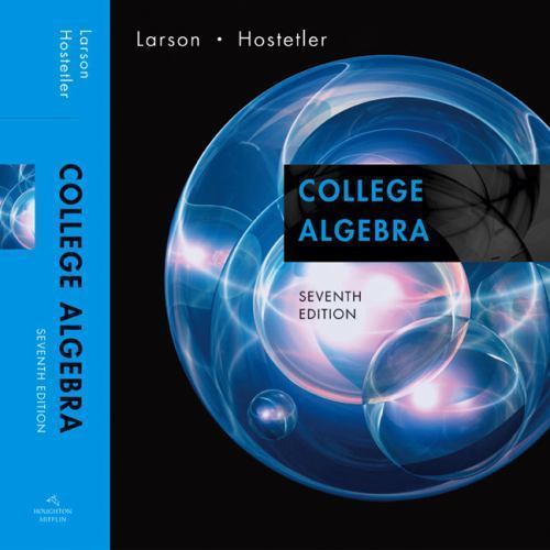 College Algebra by Larson, Ron; Hostetler, Robert P. 618643109| eBay