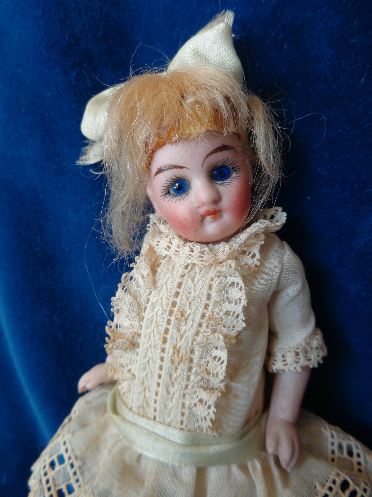 Antique doll mignonette doll closed mouth cute dollhouse doll | eBay