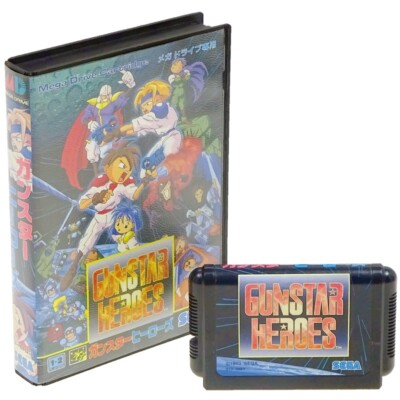 Gunstar Heroes SEGA MEGA DRIVE Japan Import MD GENESIS TREASURE NTSC ...