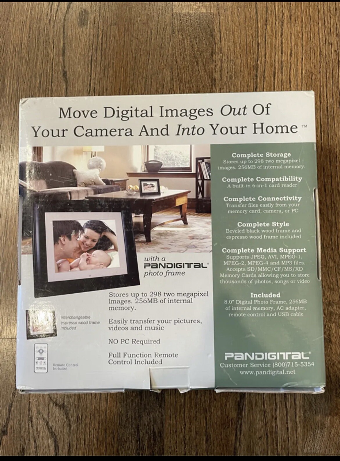 Pandigital 8" LCD Digital Photo Frame 892235000296 | eBay