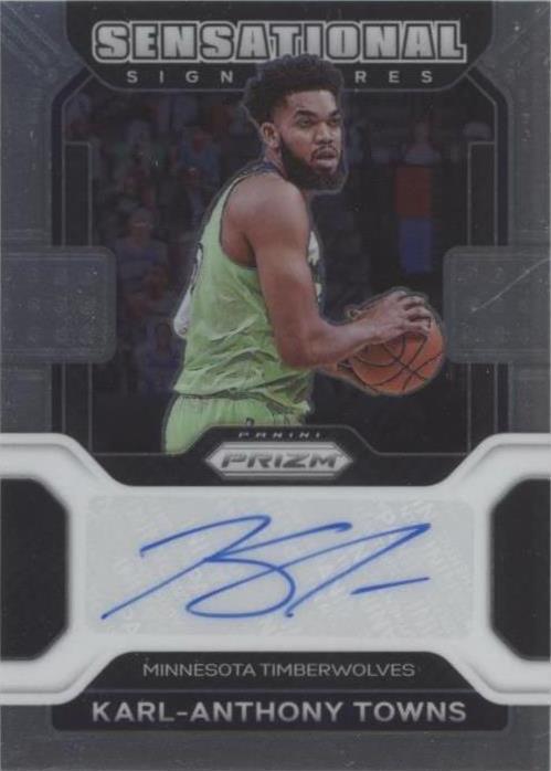 2021-22 Panini Prizm - Sensational Signatures Karl-Anthony Towns #SS ...