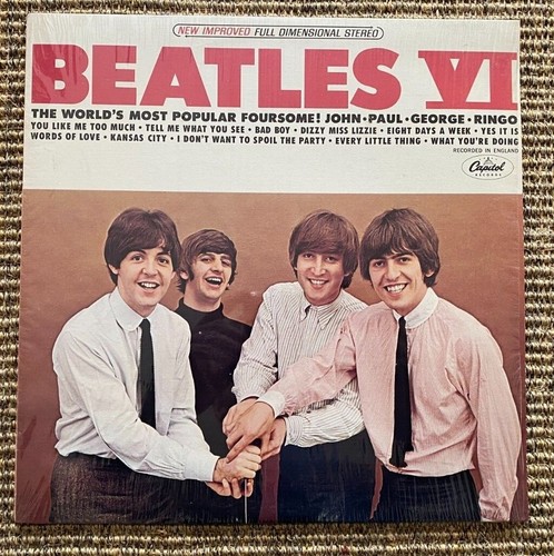 Beatles VI - Purple Label Capitol in shrink wrap cover original vinyl ...