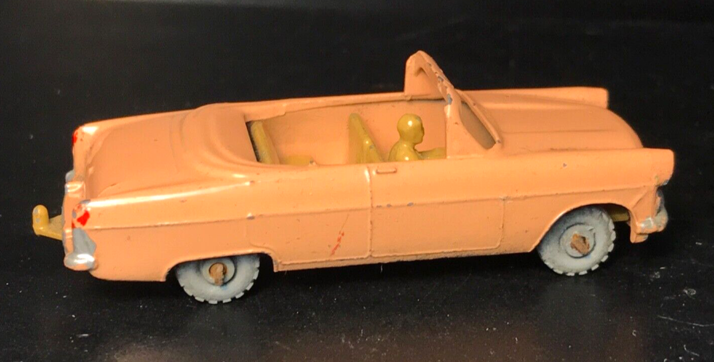 MATCHBOX LESNEY, No. 39 FORD ZODIAC CONVERTIBLE - RARE TAN INTERIOR ...