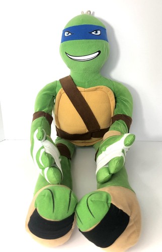 30" Stretchkins Teenage Mutant Ninja Turtles Leonardo Blue Plush TMNT ...