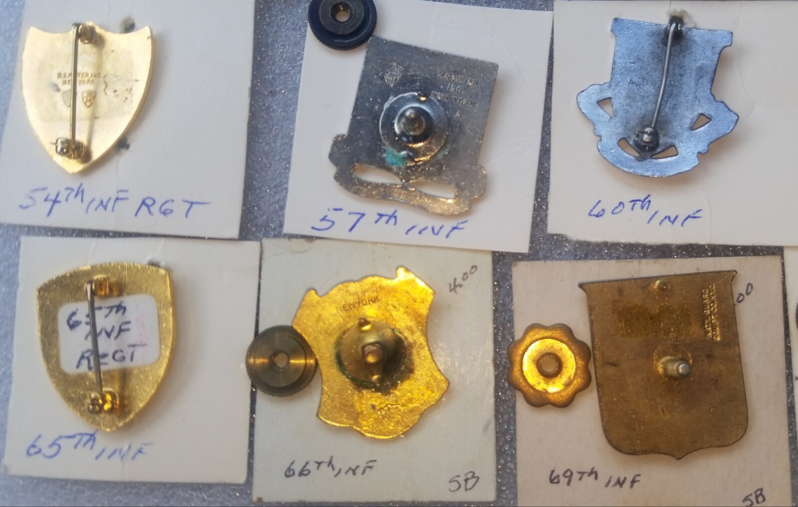 Lot of 20 Infantry Di Dui Unit Crest Insignia pins. | eBay