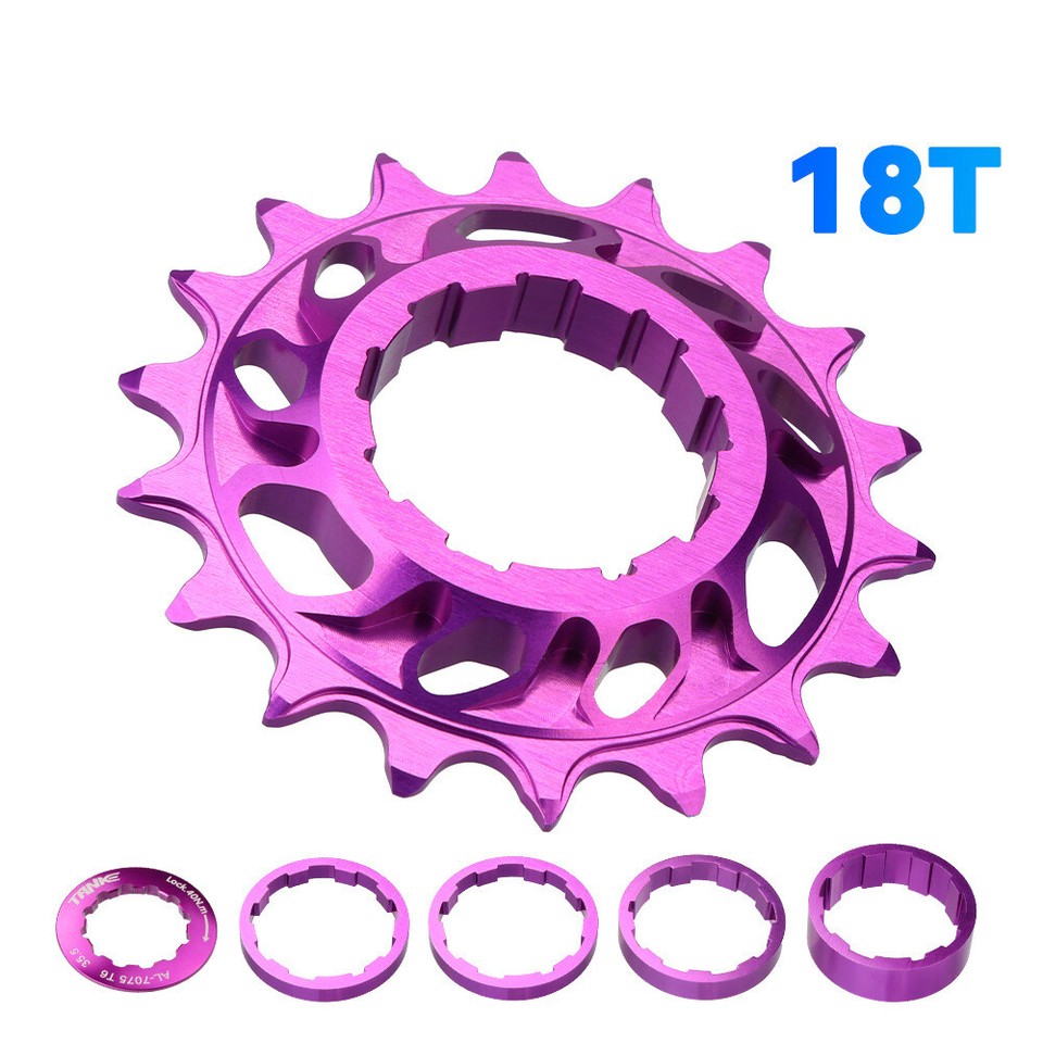 Single Speed Flywheel Conversion Kit 18T Cassette Cog MTB Road Bike-Sprocket | eBay
