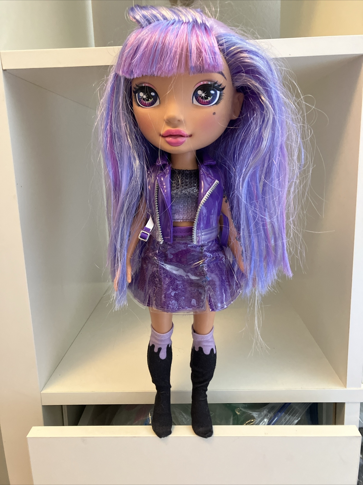 Rainbow High Amethyst Rae Doll 2019 MGA 15" Purple Hair HTF