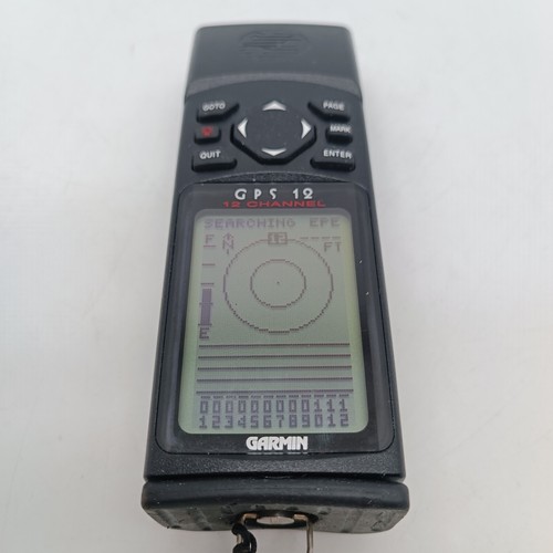 GARMIN GPS 12 Channel Portable Handheld Personal Navigator Hiking GPS12 ...