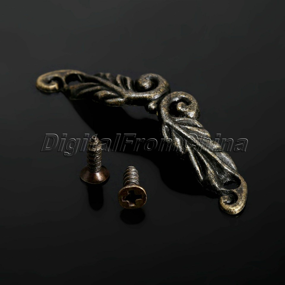 10Pcs Antique Drawer Pull Mini Jewelry Box Handle Pull Cabinet Handle ...