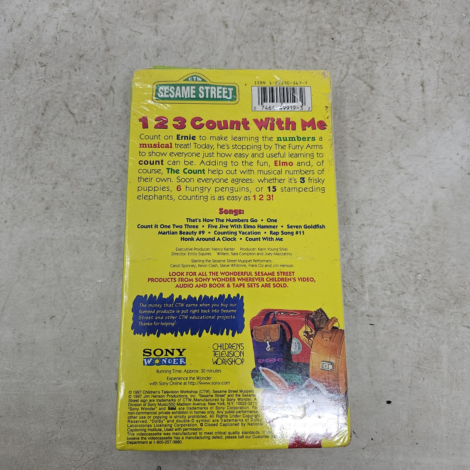 Sesame Street - 1 2 3 Count With Me (VHS, 1997) for sale online | eBay