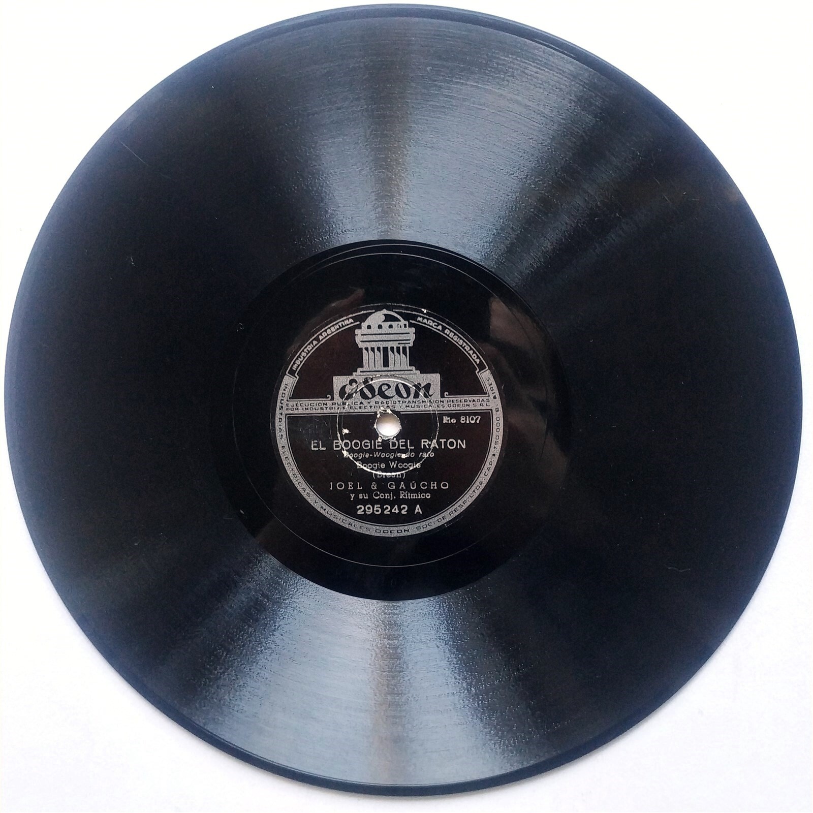 JOEL & GAUCHO Odeon 295242 BRAZIL 78rpm EL BOOGIE DEL RATON / DONDE HAY ...