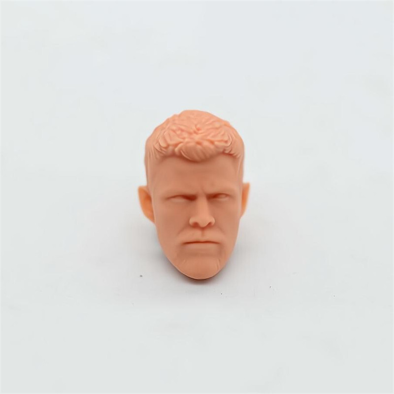 1/10 Scale The 1.0 Thor Chris Hemsworth Head Sculpt Unpainted Fit 7 ...