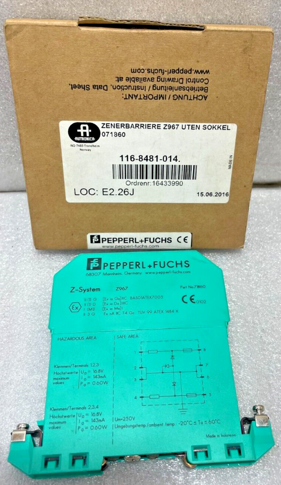 AUTRONICA ZENERBARRIER Z967 | eBay