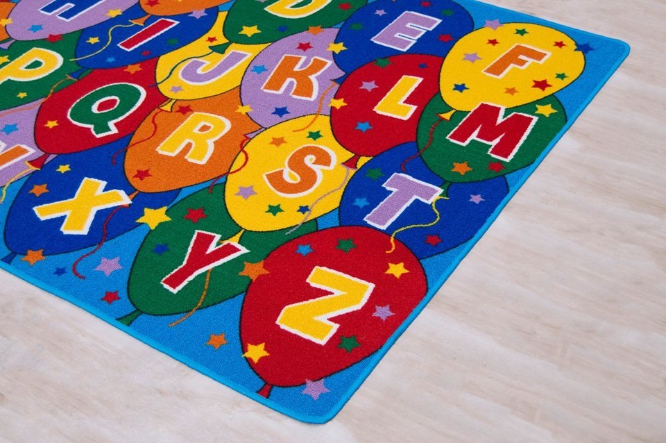 Educational Kids Rug Children for School Classroom Bedroom NON SKID GEL ...