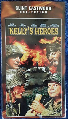 KELLY'S HEROES - CLINT EASTWOOD, TELLY SAVALAS - WB - VHS TAPE - STILL ...