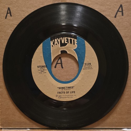 Facts Of Life: Sometimes/Love Is The Final Truth - 45rpm Vinyl Kayvette ...